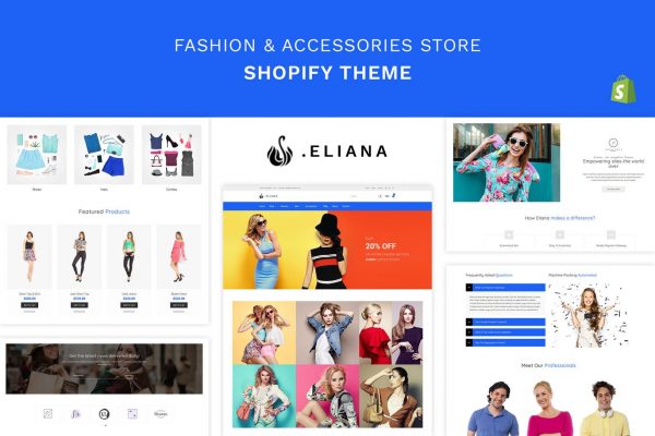 Eliana – Girls Fashion, Accessories Store Shopify - Hykoon